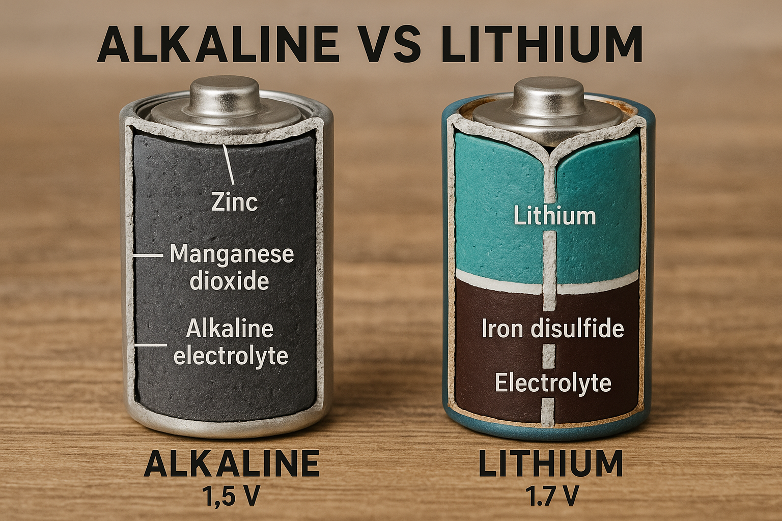 Alkaline vs Lithium Batteries: The Ultimate Side-by-Side Comparison